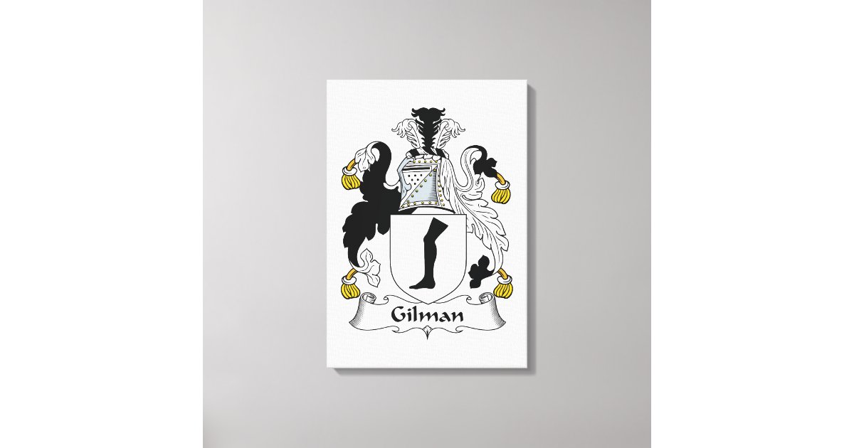 Gilman Family Crest Canvas Print | Zazzle