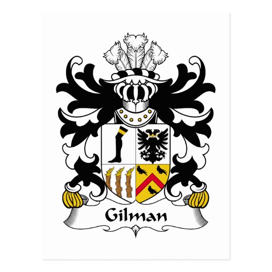 Gilman Family Crest Postcard | Zazzle.com