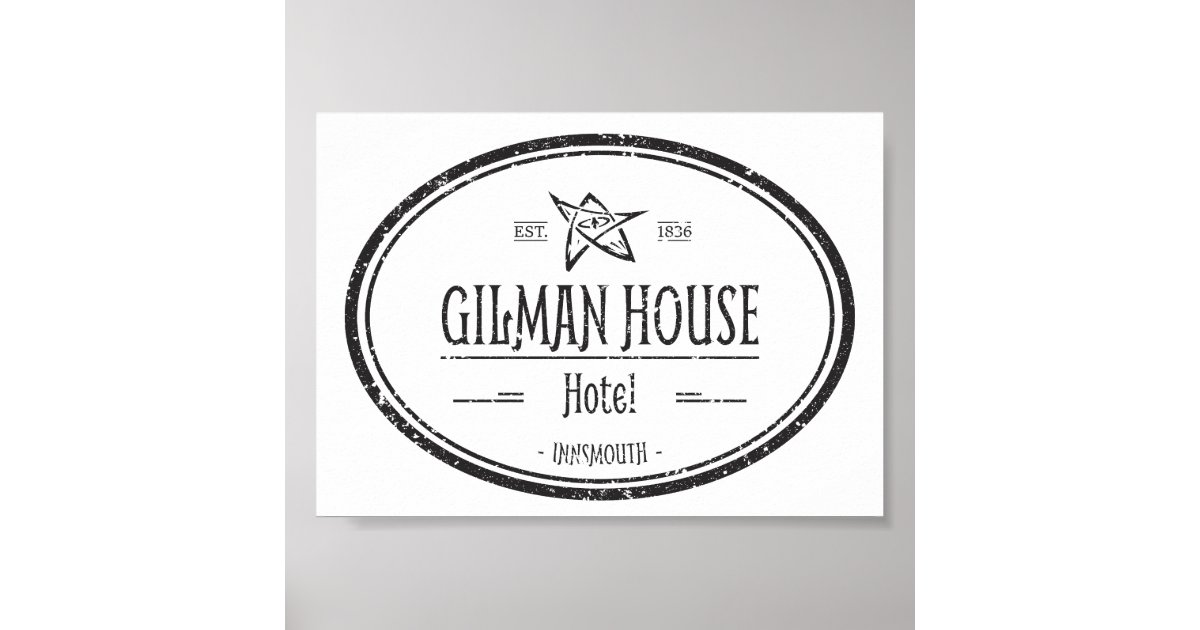 Gilman House Innsmouth Lovecraftian Poster | Zazzle