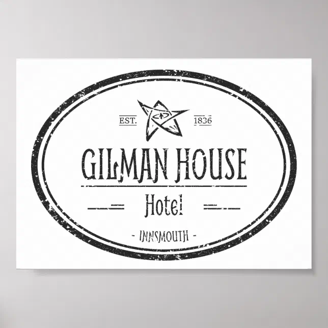 Gilman House Innsmouth Lovecraftian Poster | Zazzle