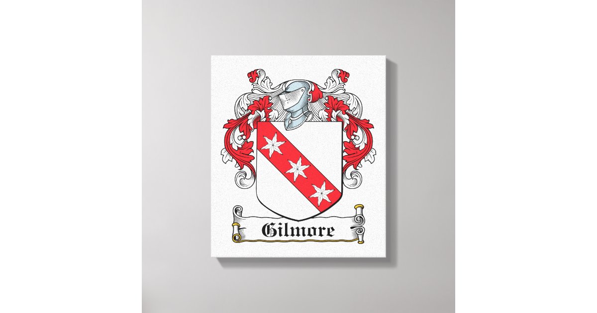 Gilmore Family Crest Canvas Print | Zazzle