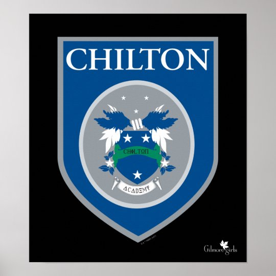 Gilmore Girls | Chilton Academy Badge Poster | Zazzle.com