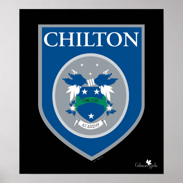 Gilmore Girls | Chilton Academy Badge Poster | Zazzle
