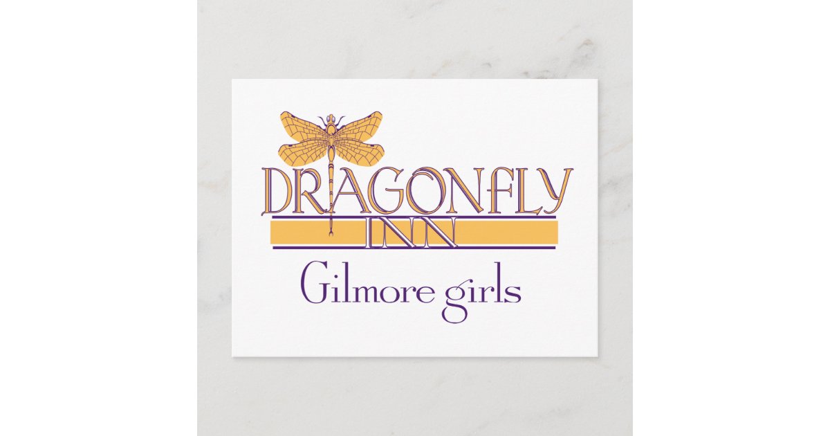 Gilmore Girls | Dragonfly Inn Logo Postcard | Zazzle