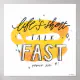 Gilmore Girls | Life's Short Talk Fast Poster | Zazzle