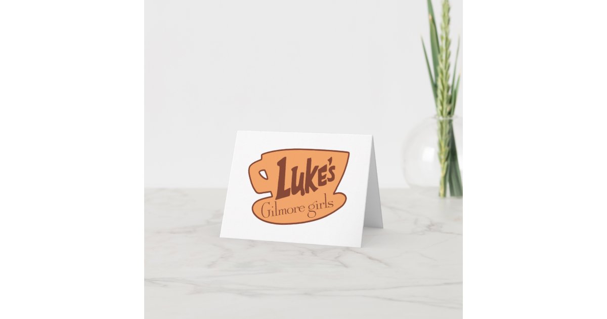 Gilmore Girls | Luke's Diner Logo Note Card | Zazzle