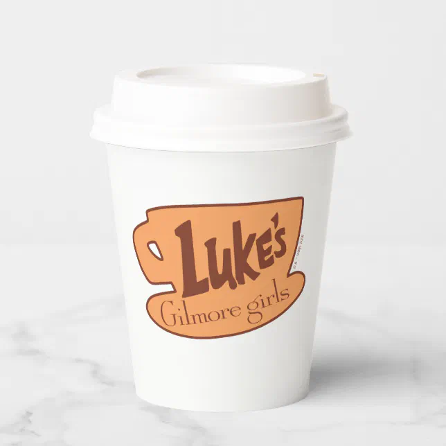 Gilmore Girls | Luke's Diner Logo Paper Cups | Zazzle