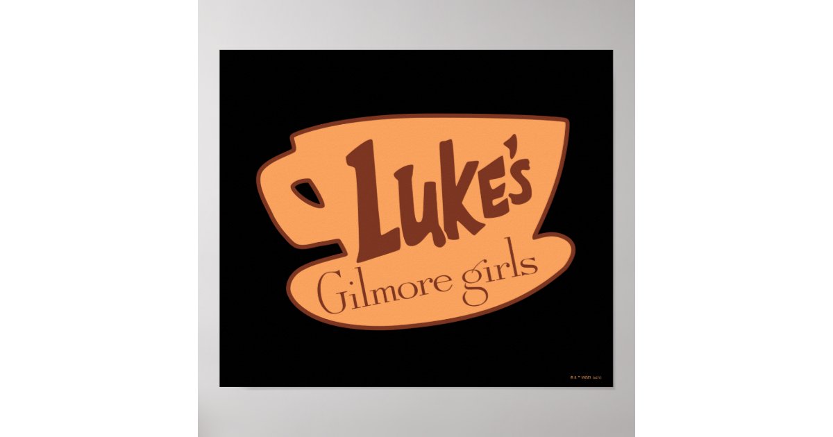 Gilmore Girls | Luke's Diner Logo Poster | Zazzle