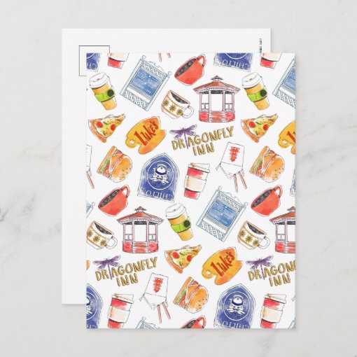 Gilmore Girls Pattern Postcard | Zazzle
