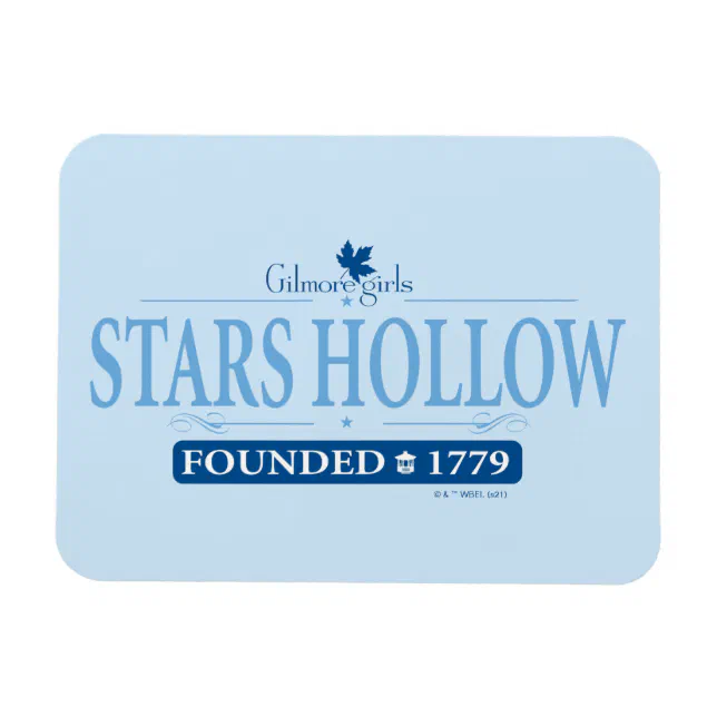 Gilmore Girls | Stars Hollow Logo Magnet | Zazzle