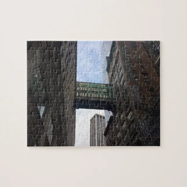 Gimbels Sky Bridge New York City NYC Photography Jigsaw Puzzle | Zazzle