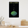 Gin & Tonic (Large Archival Paper Poster) Poster | Zazzle