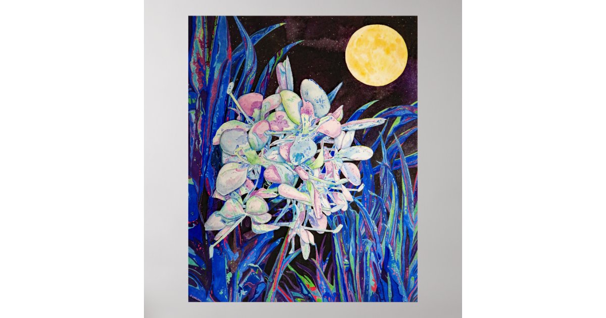 Ginger Moon Poster | Zazzle