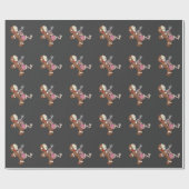 Gingerbread Anatomy Wrapping Paper | Zazzle
