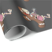 Gingerbread Anatomy Wrapping Paper | Zazzle
