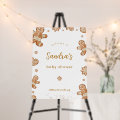 Gingerbread Baby Shower Welcome Sign Poster | Zazzle