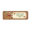 Gingerbread Christmas Address Labels | Zazzle