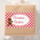 Gingerbread Christmas Cookies Labels | Zazzle