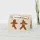 Gingerbread Christmas Humor Holiday Card | Zazzle