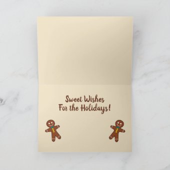 Gingerbread Cookie Christmas Humor Holiday Card | Zazzle