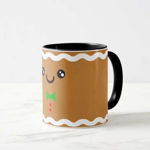 Gingerbread Cookie Christmas Mug | Zazzle