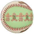Gingerbread Cookies Celebrating Xmas Softball | Zazzle