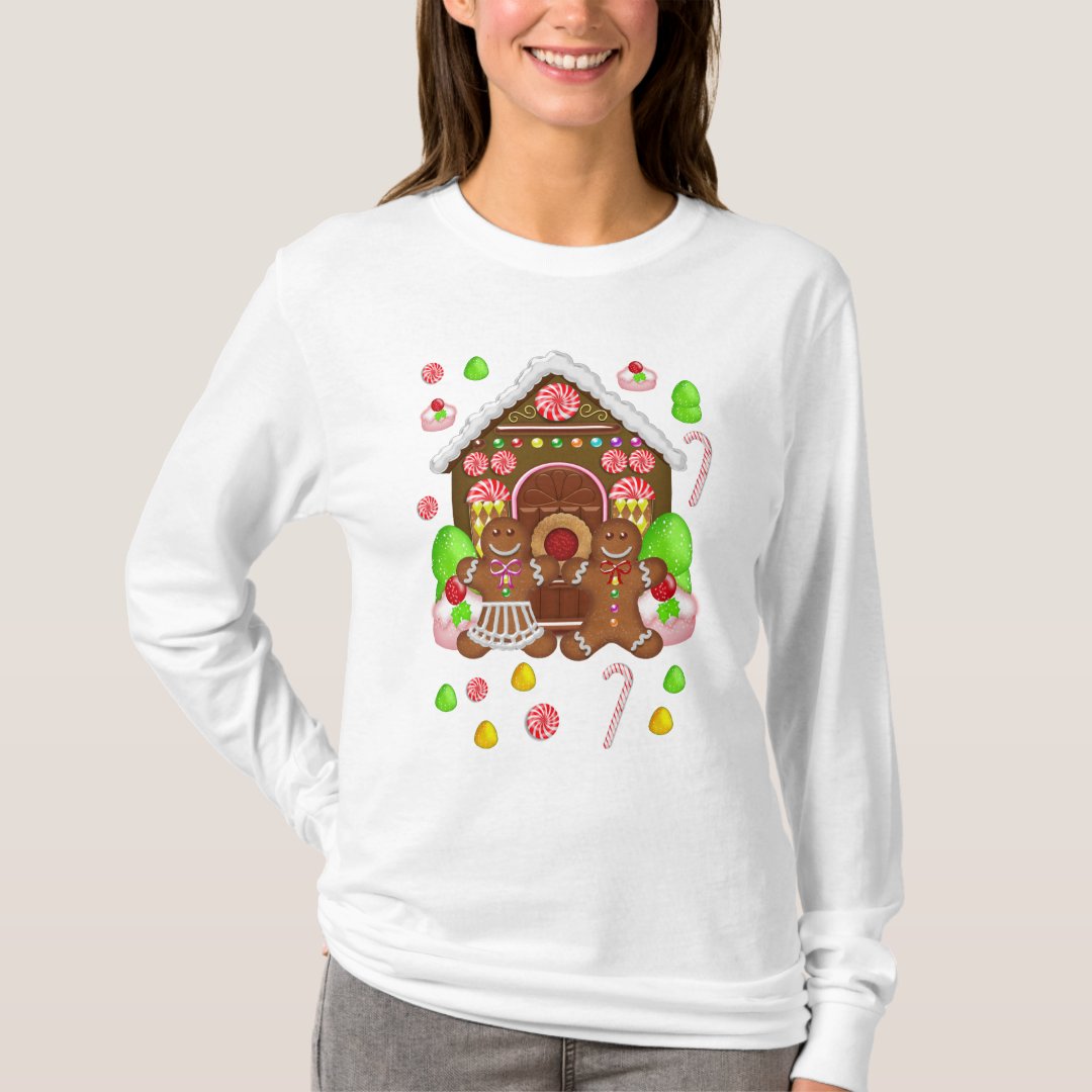 Gingerbread Crazy TShirt - Fun Christmas T Shirt | Zazzle