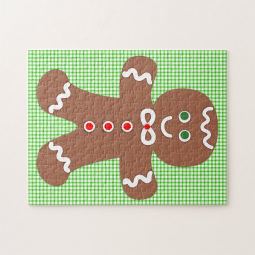 Gingerbread Holiday Boy Jigsaw Puzzle | Zazzle