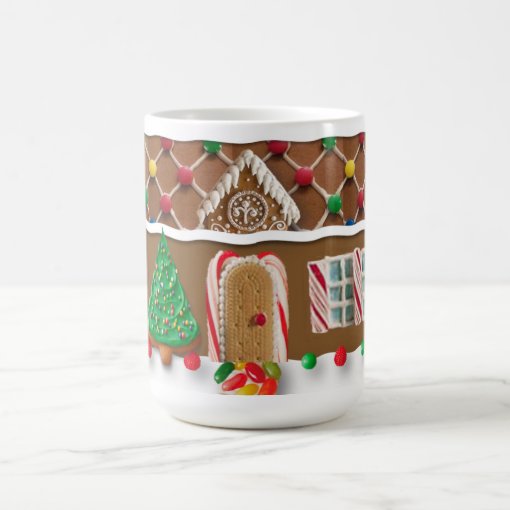 Gingerbread House Christmas Mug | Zazzle