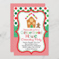 Gingerbread House Decorating Party Invitation | Zazzle