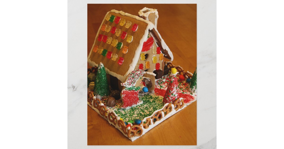 Gingerbread House Flyer | Zazzle
