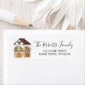 Gingerbread House Label | Zazzle