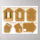 Gingerbread House Merry Christmas DIY Photo Frame Poster | Zazzle