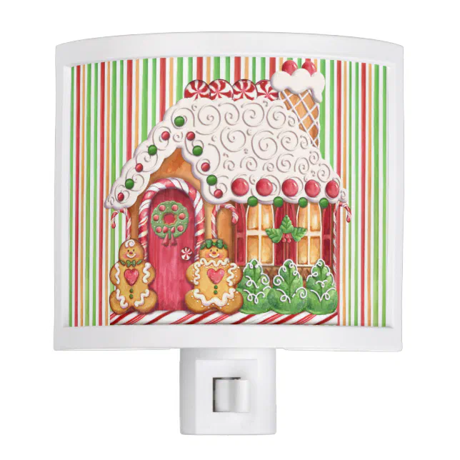 Gingerbread House Night Light | Zazzle