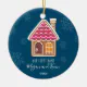 GIngerbread house our first home Christmas Ceramic Ornament | Zazzle