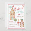 Gingerbread House Sweet Holiday Party Christmas Invitation | Zazzle