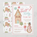 Gingerbread House Sweet Holiday Party Christmas Invitation | Zazzle