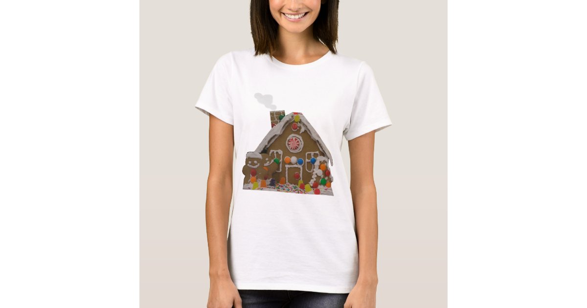 Gingerbread House T-Shirt | Zazzle