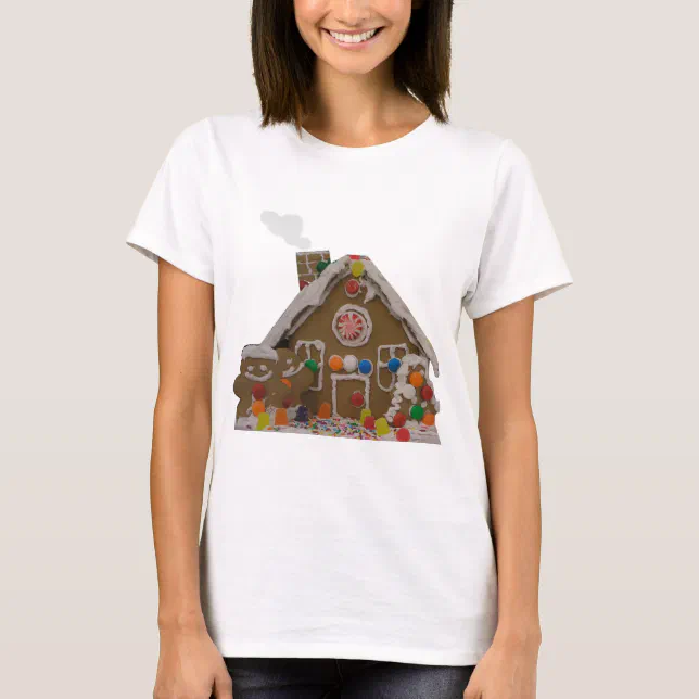 Gingerbread House T-Shirt | Zazzle