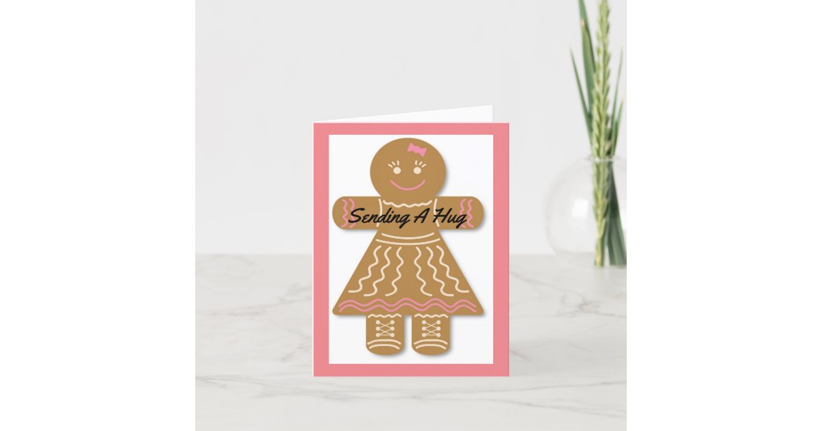 Gingerbread Lady Thank You Card | Zazzle