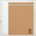 Gingerbread Letterhead Paper | Zazzle