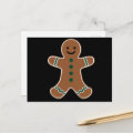 Gingerbread Man Body Costume for Christmas Holiday Postcard | Zazzle