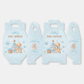 Gingerbread Man Christmas Baby Shower Medium Gable Favor Boxes | Zazzle