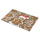 Gingerbread Man Christmas Santa Claus Placemat | Zazzle