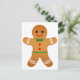 Gingerbread Man - Happy Holidays Postcard | Zazzle