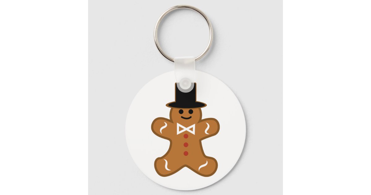 Gingerbread Man Keychain | Zazzle