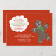 Gingerbread Man Party Invitation | Zazzle