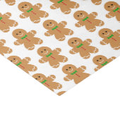 Gingerbread Man Pattern Tissue Paper | Zazzle