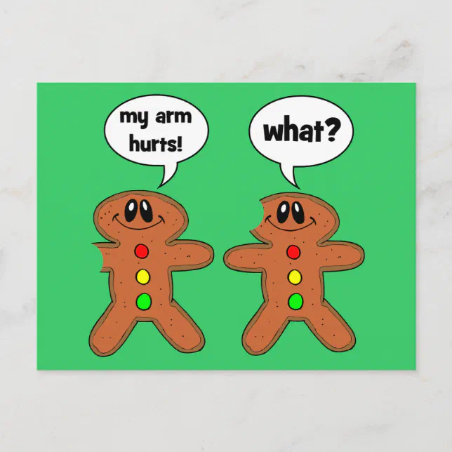 gingerbread man postcard | Zazzle