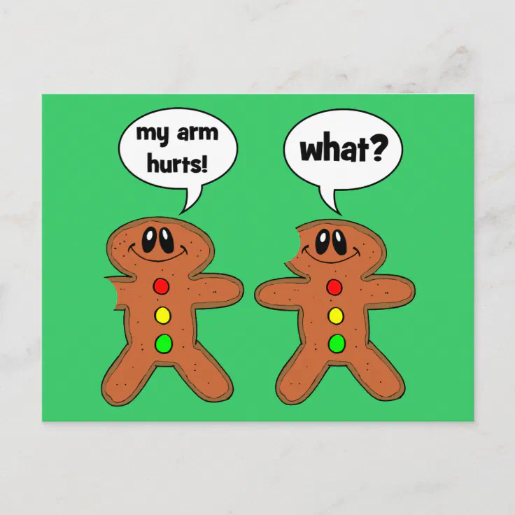 gingerbread man postcard | Zazzle